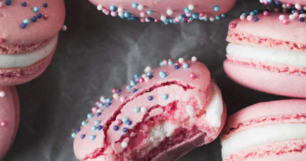 Cotton Candy Macarons - Baran Bakery